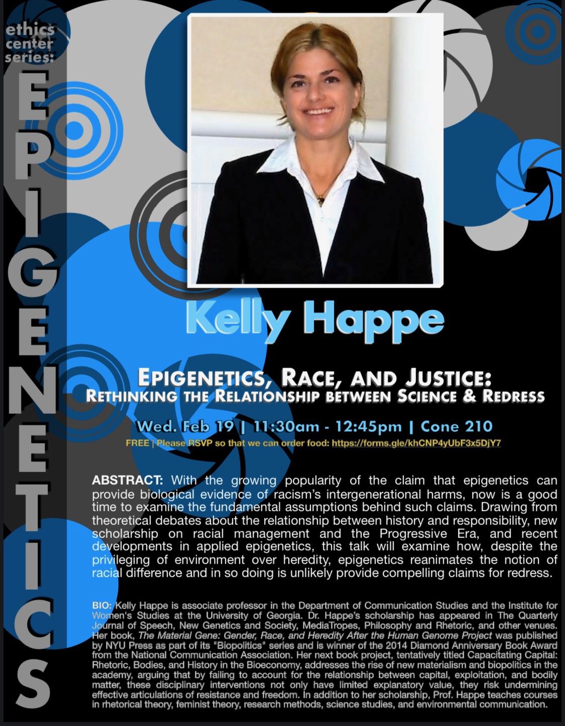 KELLY HAPPE: "EPIGENETICS, RACE, AND JUSTICE" - Center for Professional ...